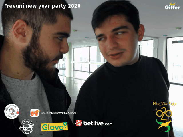 Freeuni New Year party 2020 | Giffer.ge
