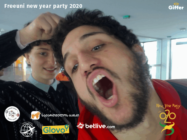 Freeuni New Year party 2020 | Giffer.ge